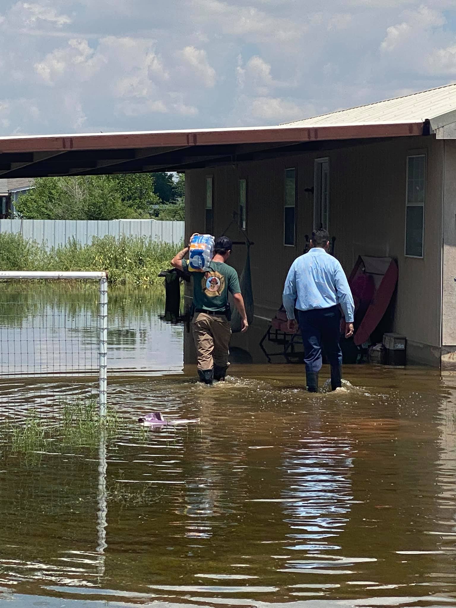 County begins pumping water out of south Midland neighborhoods affected ...