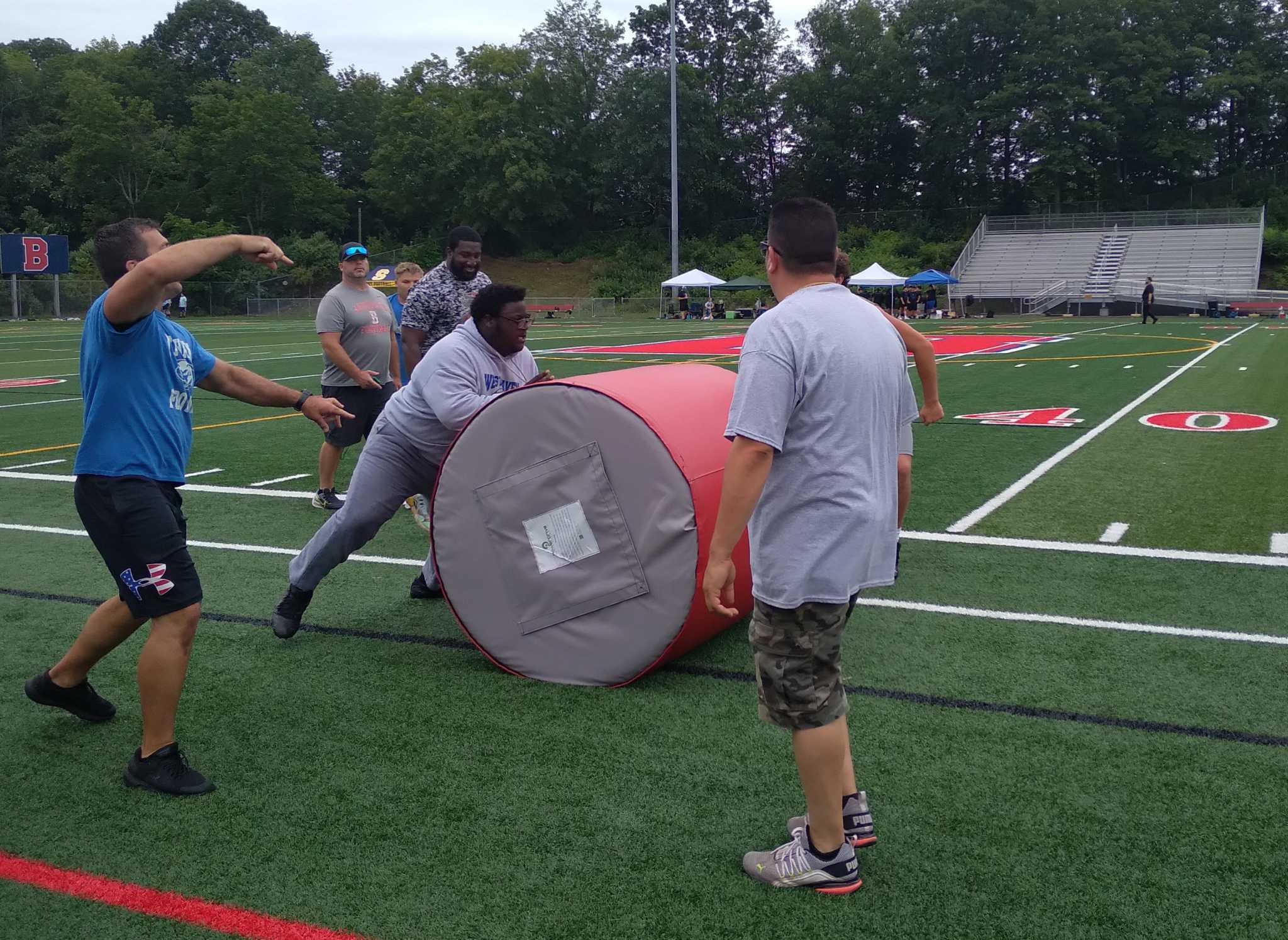 West Haven’s Togba shines at Berlin Lineman Challenge