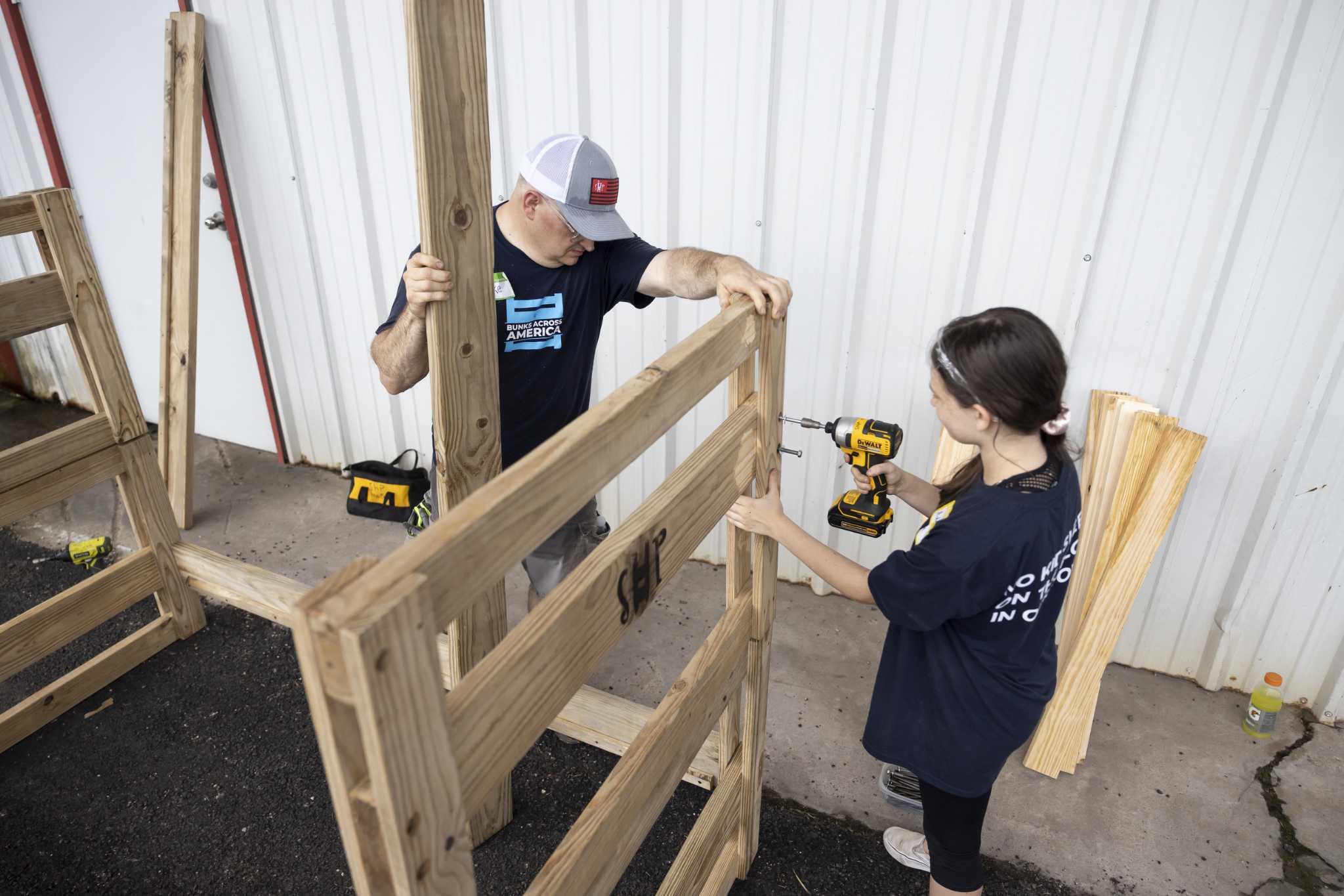 Woodlands charity hand-makes beds for children in need
