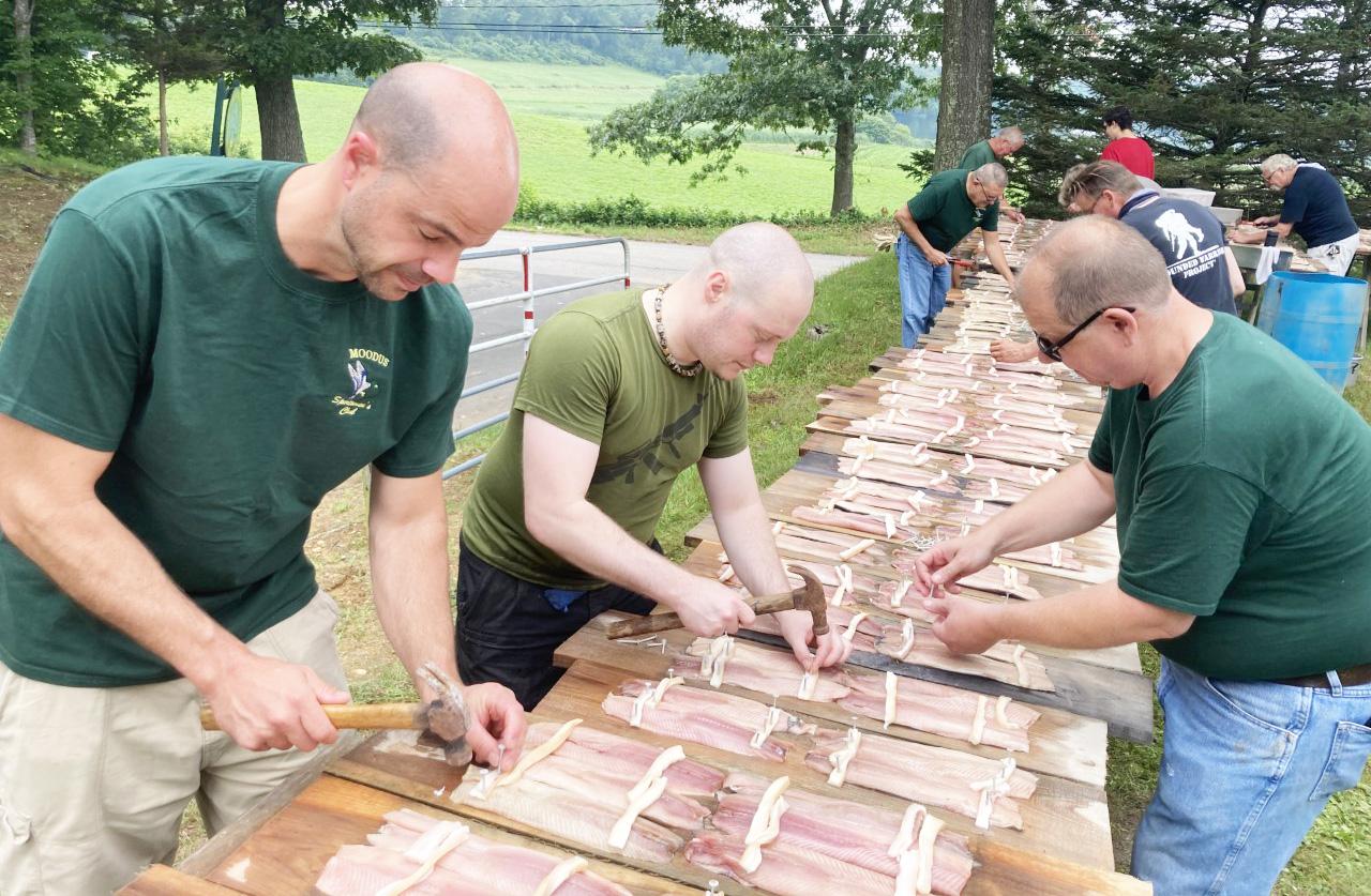 Hundreds gather at Moodus Sportmen’s Club to keep shad bake tradition alive