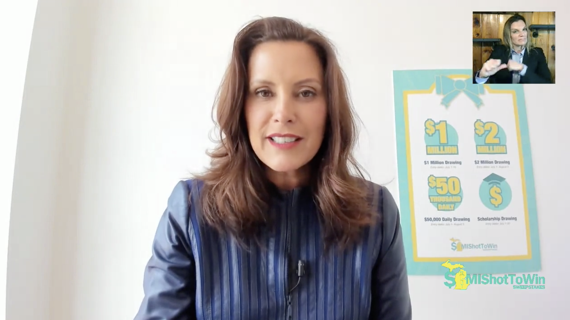 Whitmer announces the first round of $50,000 daily drawing winners of ...