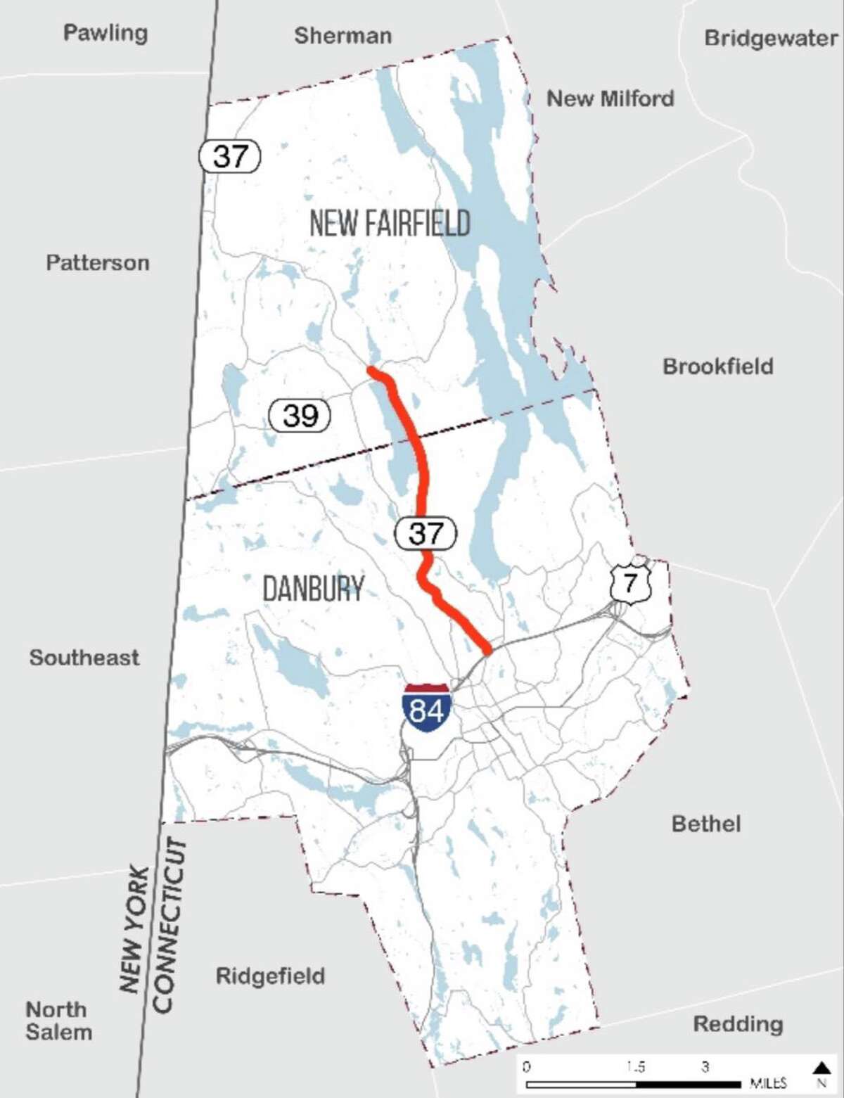 Route 37 through Danbury, New Fairfield needs road, sidewalk and other ...