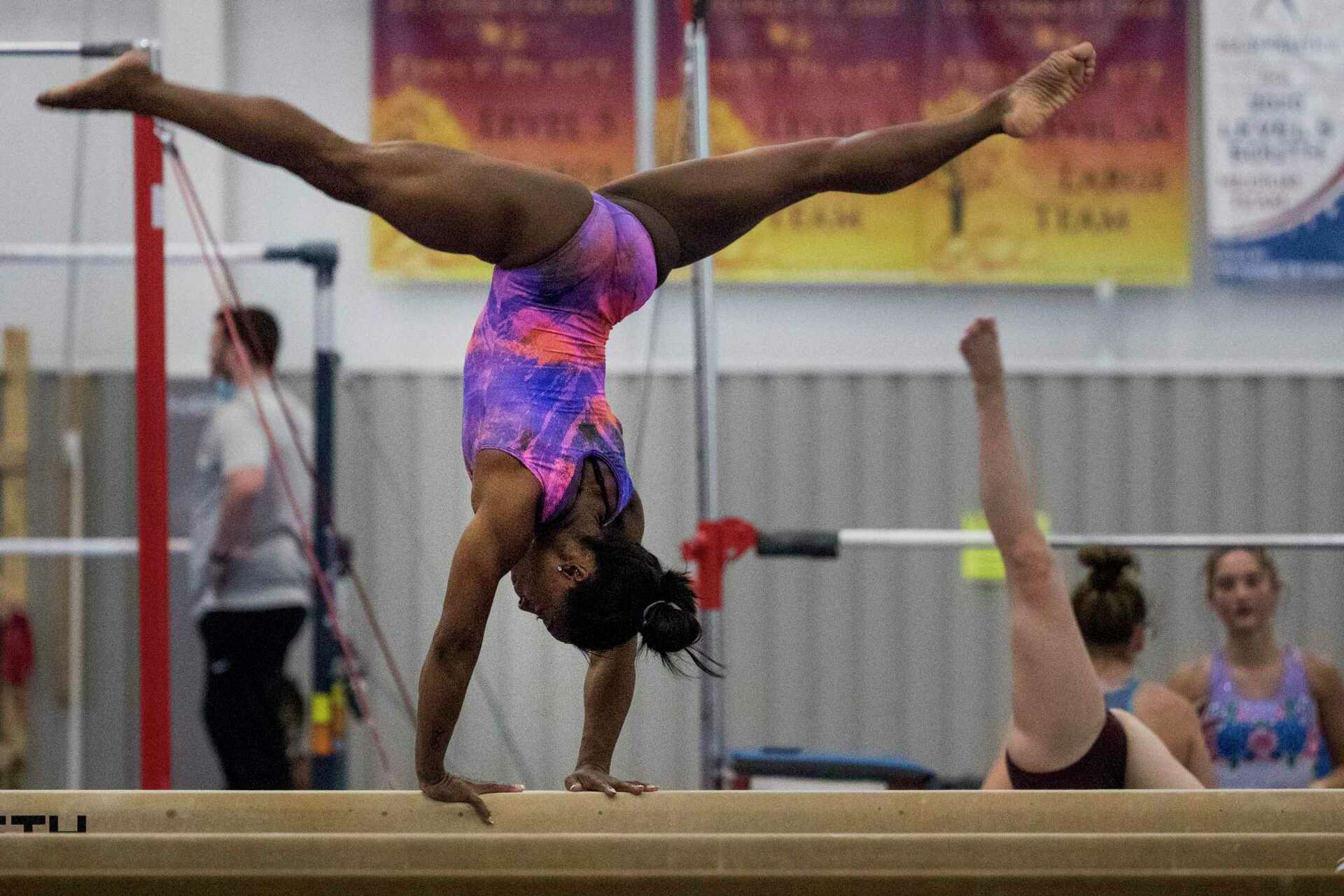 The physics of Simone Biles and her routines