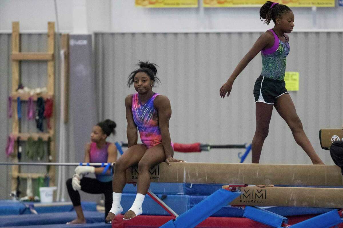 The physics of Simone Biles and her routines