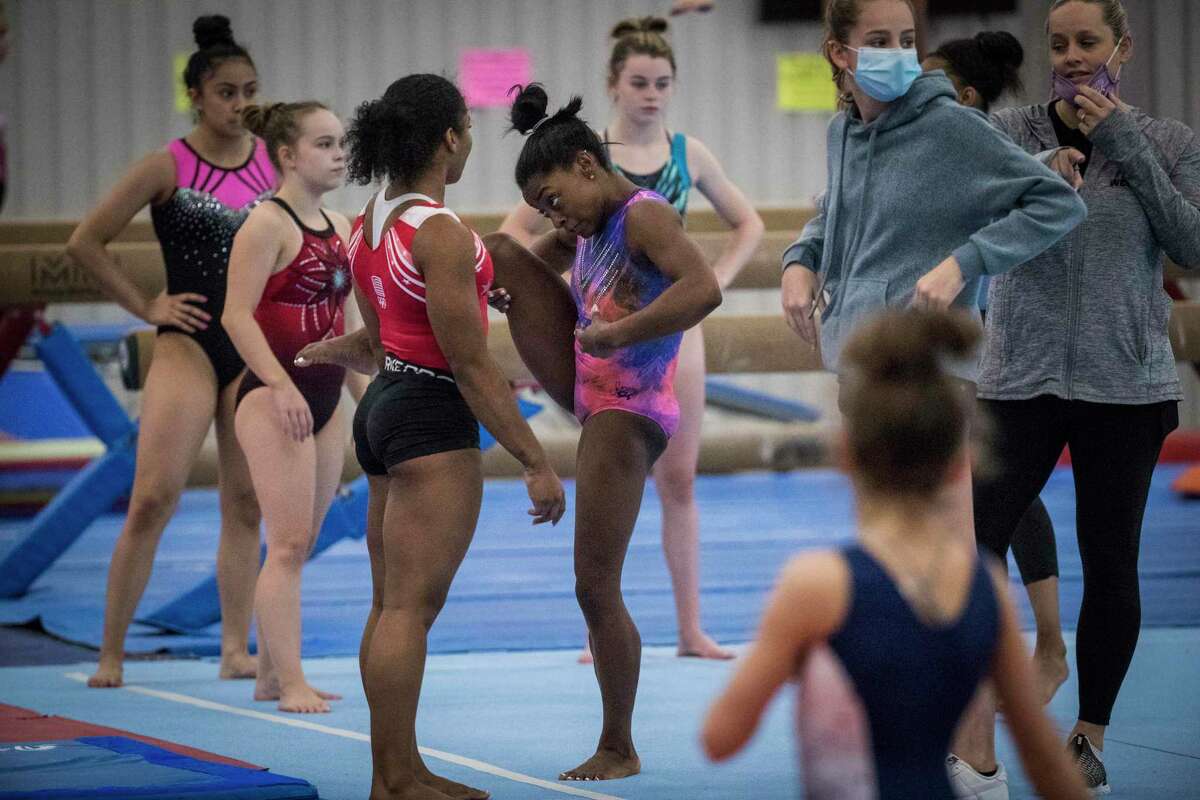 The physics of Simone Biles and her routines