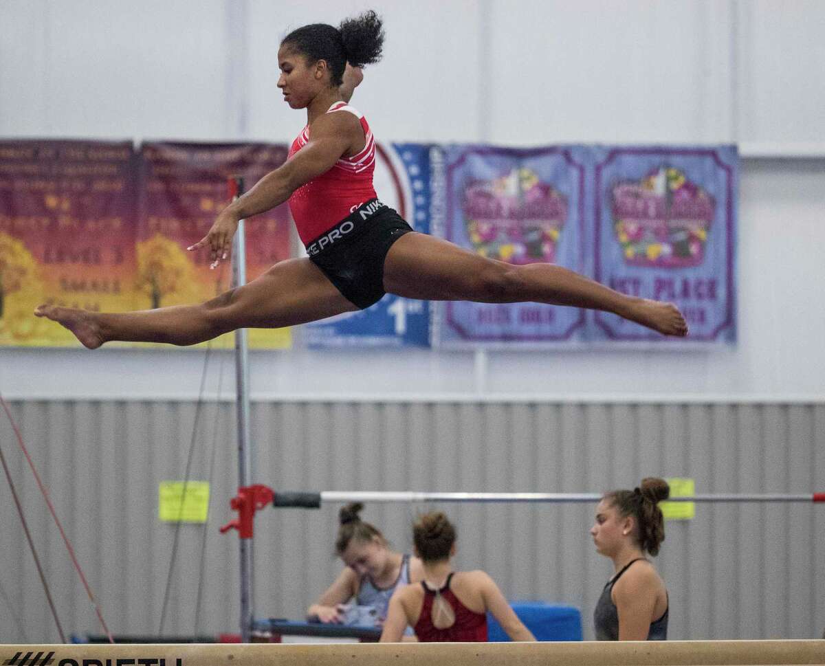 The physics of Simone Biles and her routines