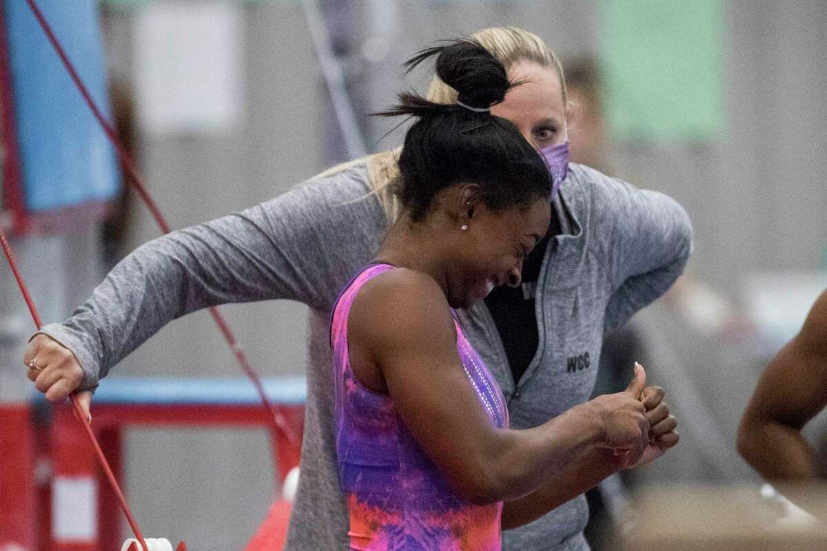 The physics of Simone Biles and her routines