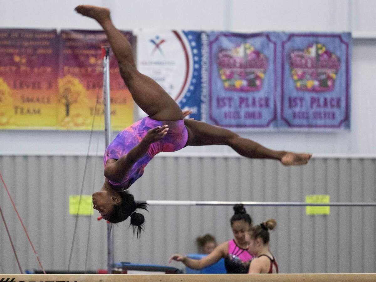 The physics of Simone Biles and her routines