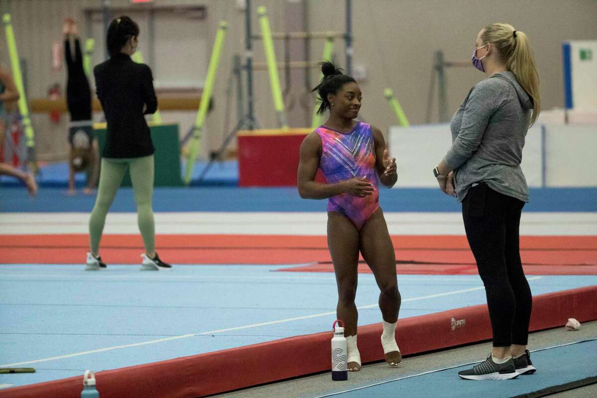 The physics of Simone Biles and her routines