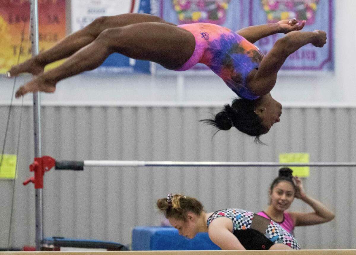 The physics of Simone Biles and her routines