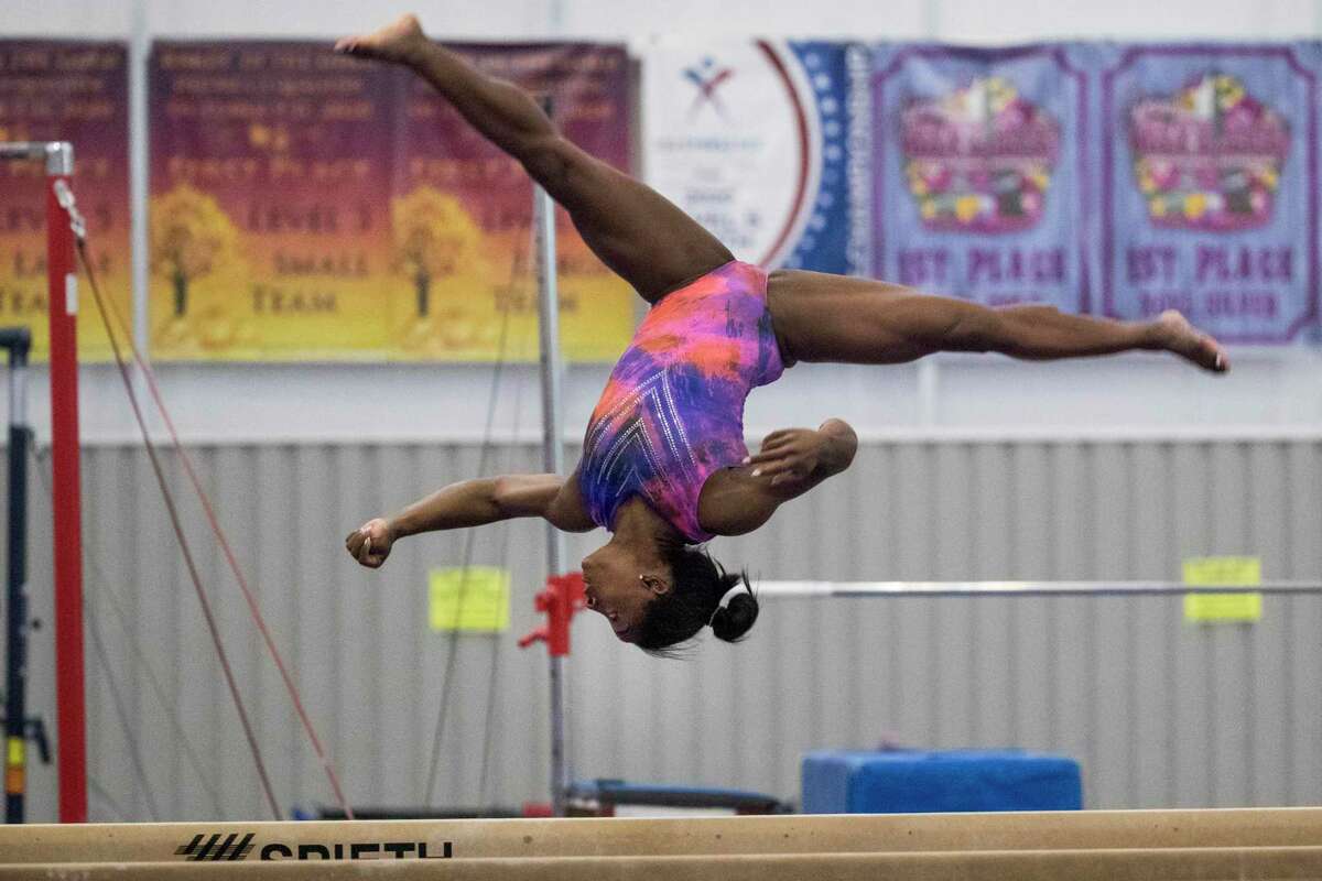 The physics of Simone Biles and her routines