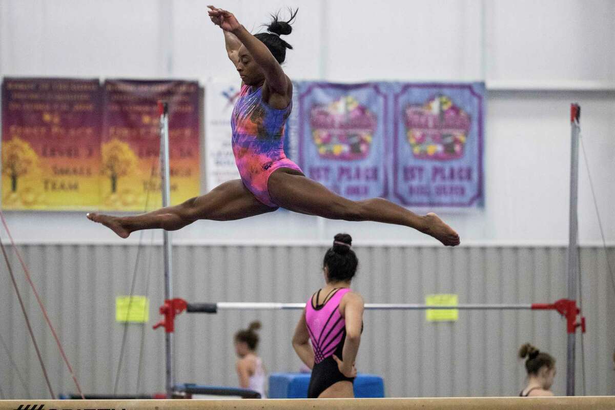 The physics of Simone Biles and her routines