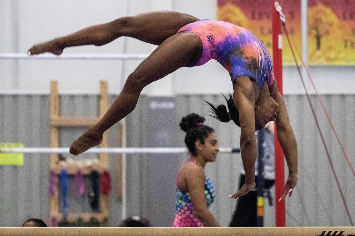 The physics of Simone Biles and her routines