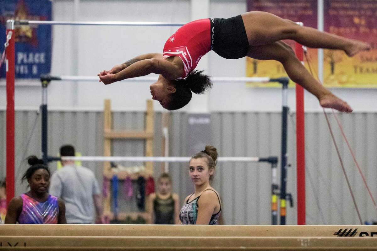 The physics of Simone Biles and her routines