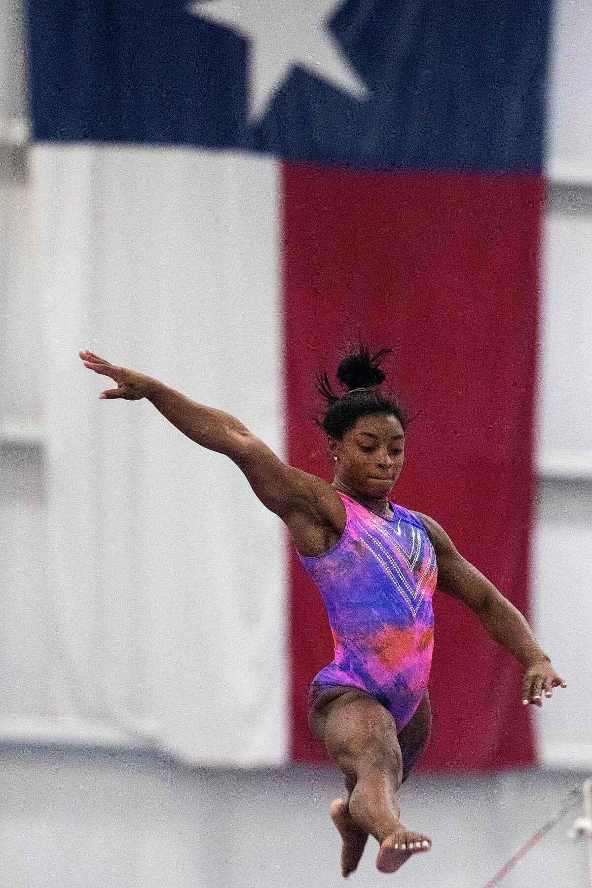 The physics of Simone Biles and her routines