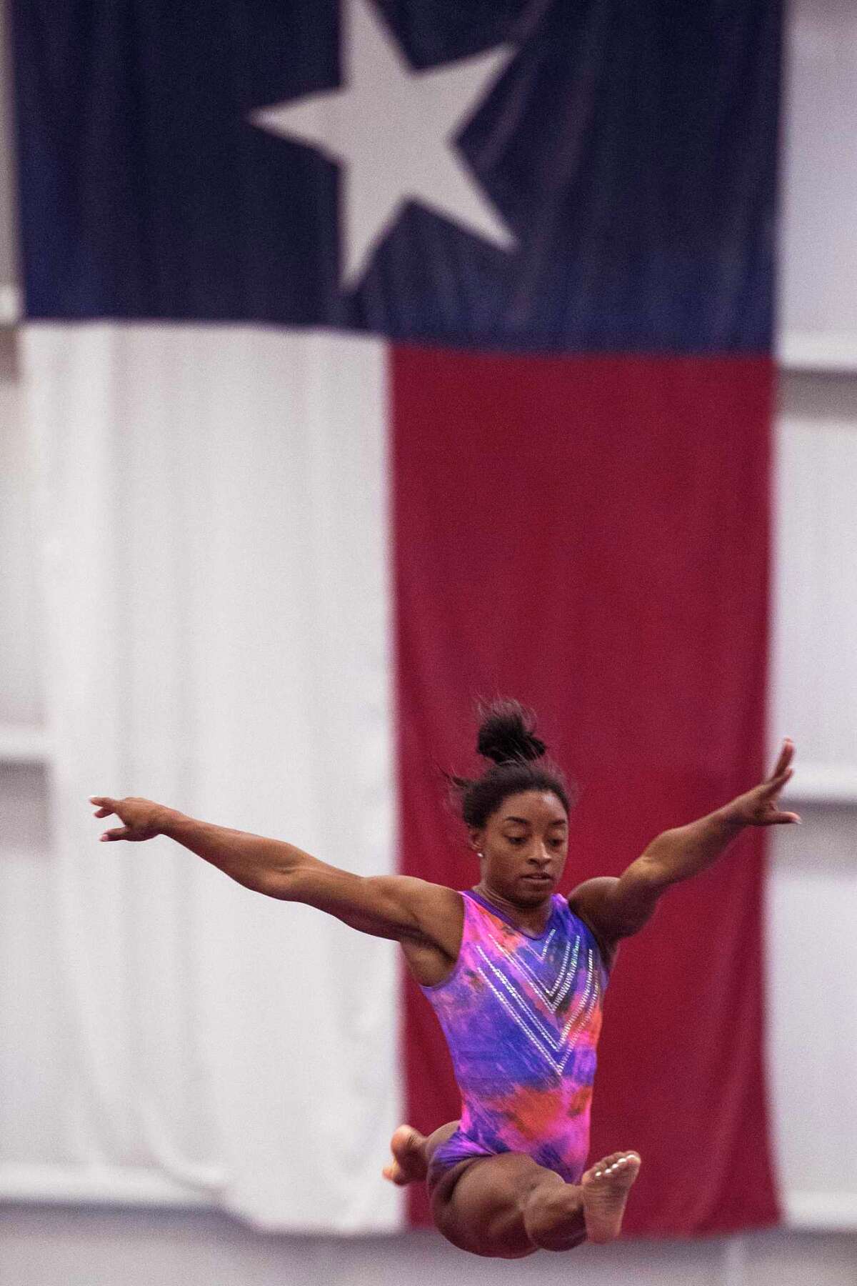 The physics of Simone Biles and her routines