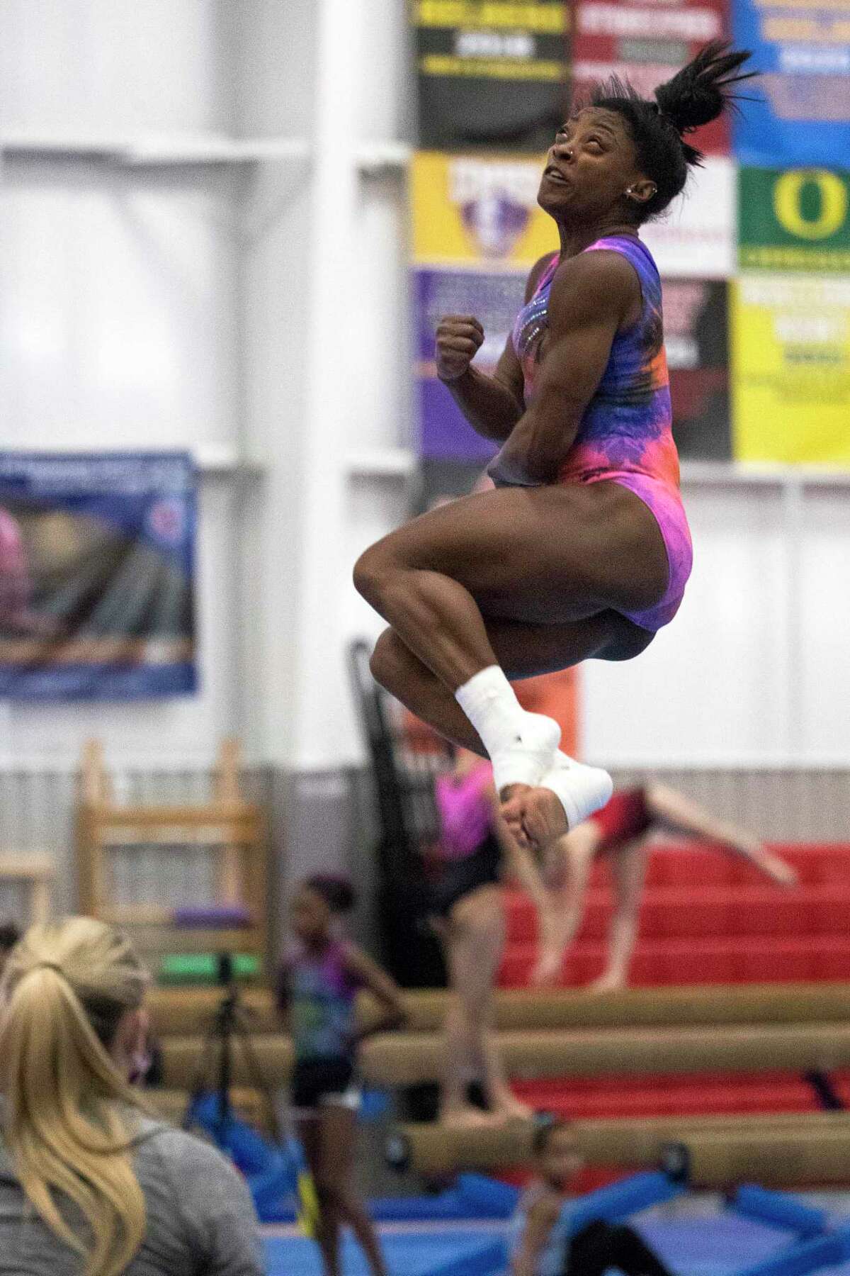 The physics of Simone Biles and her routines