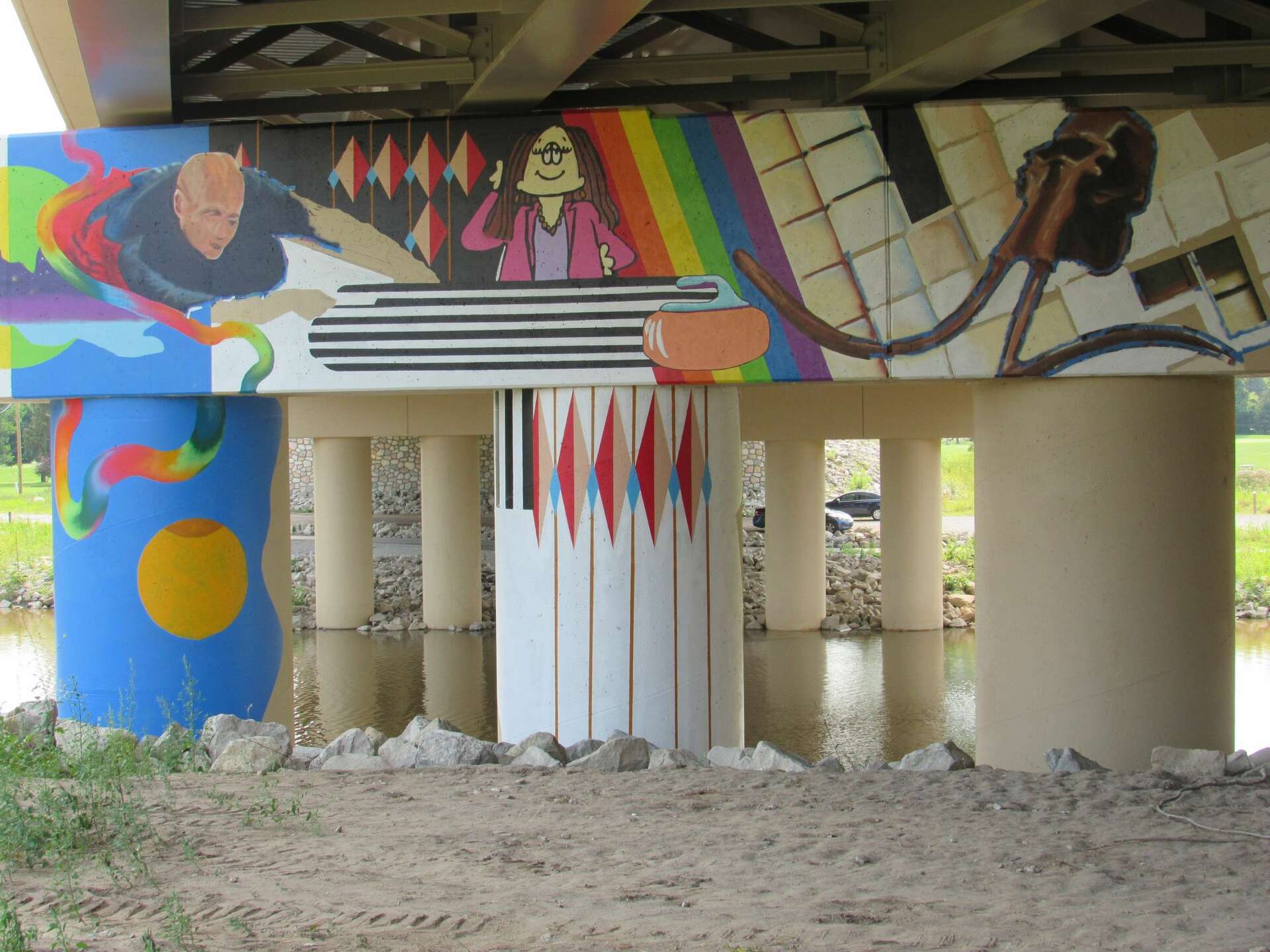Native Midlander comes 'full circle' while working on local mural
