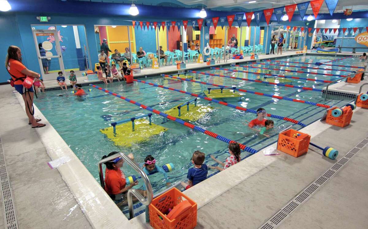 Office building-turned-swim school: Kids learn water safety habits at ...