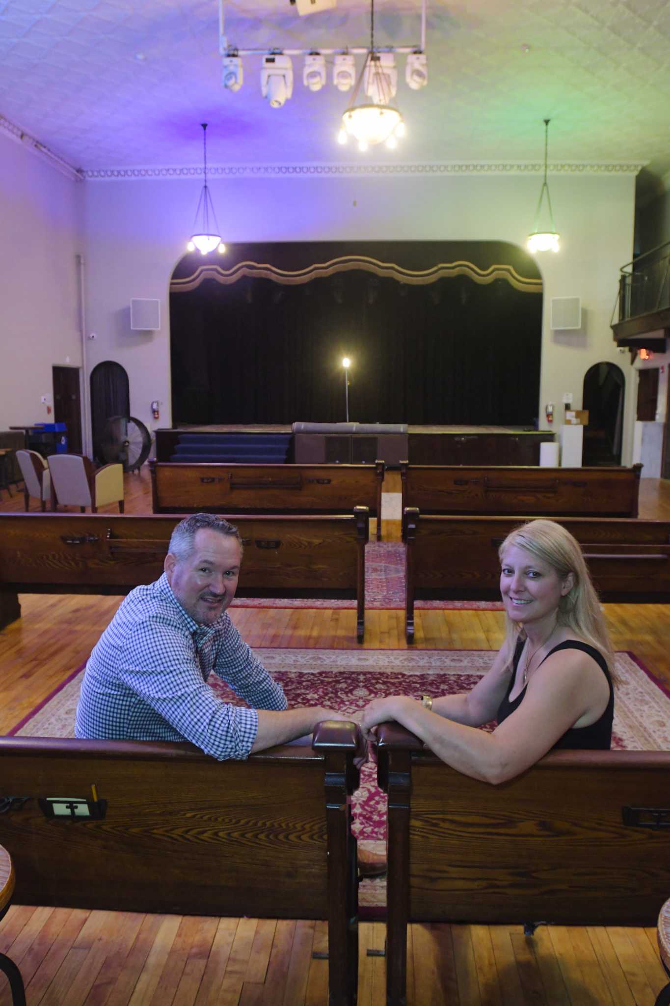 Couple takes shot at live venue with Lark Hall