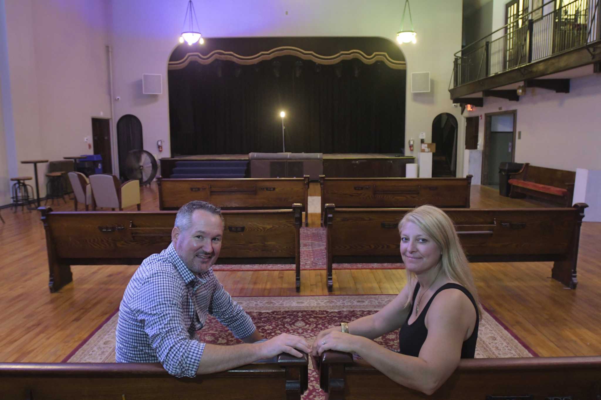 Couple takes shot at live venue with Lark Hall