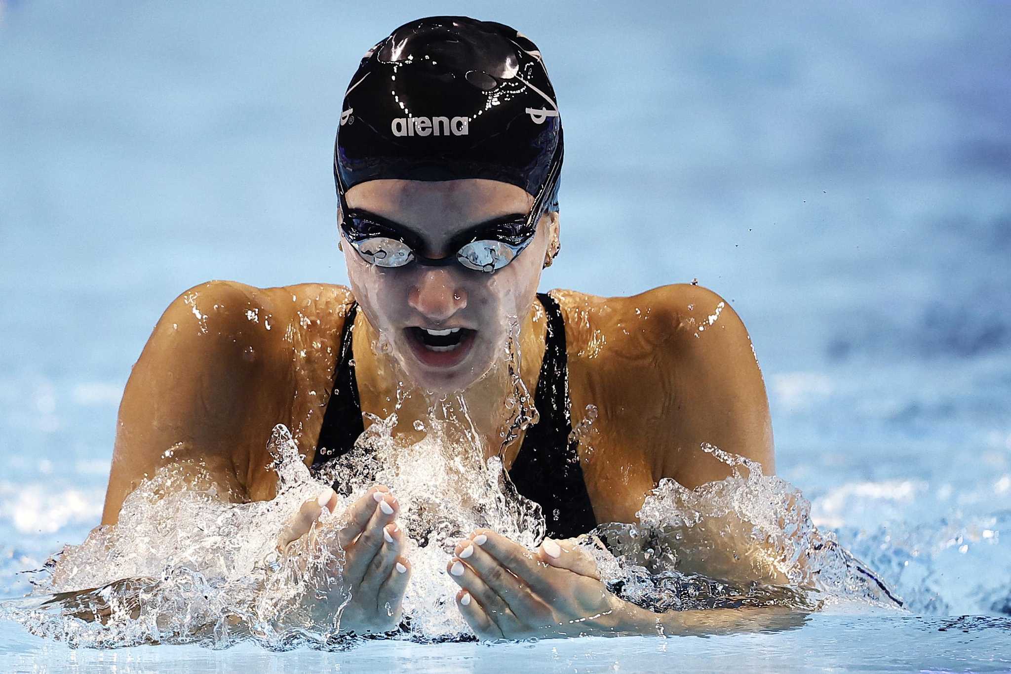 Olympic swimmer Kate Douglass trained in New Canaan during pandemic