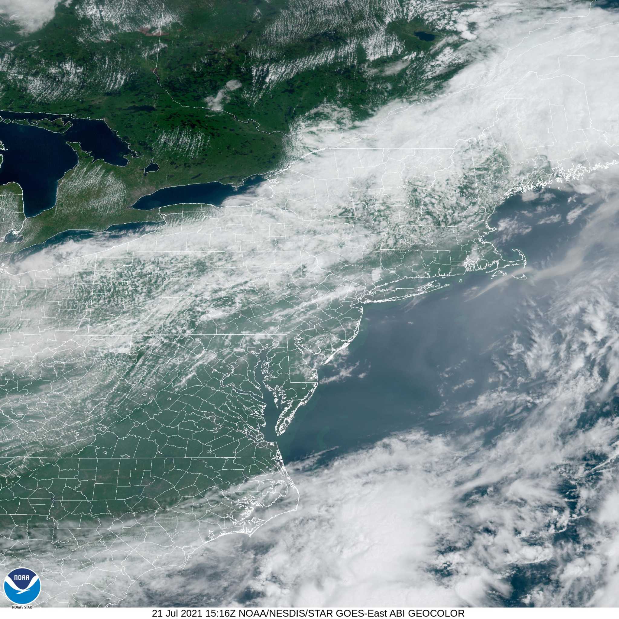 Wildfire smoke subsiding in CT, but could return by early next week