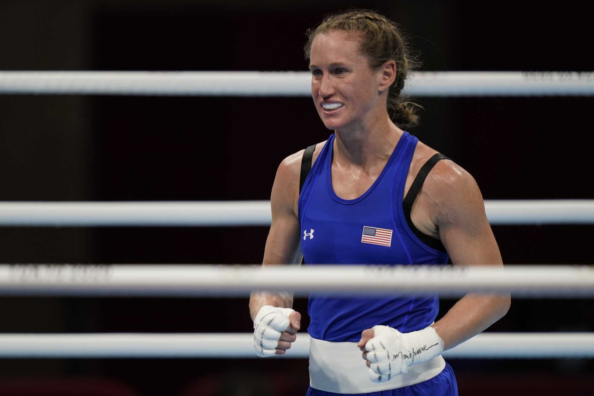 Ginny Fuchs advances with 3-2 decision in boxing