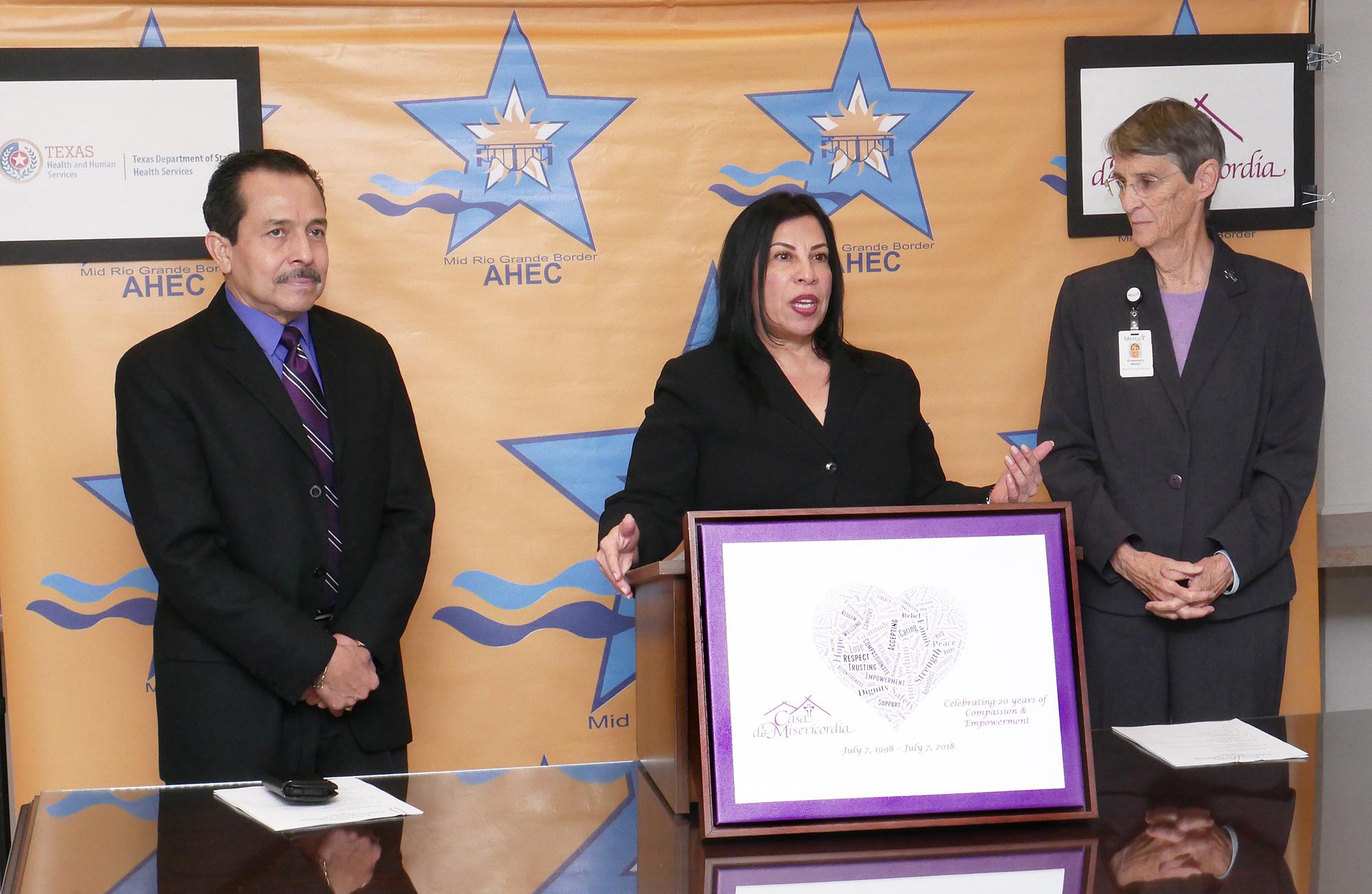 AHEC’s Bazan honored for determination, leadership with national award