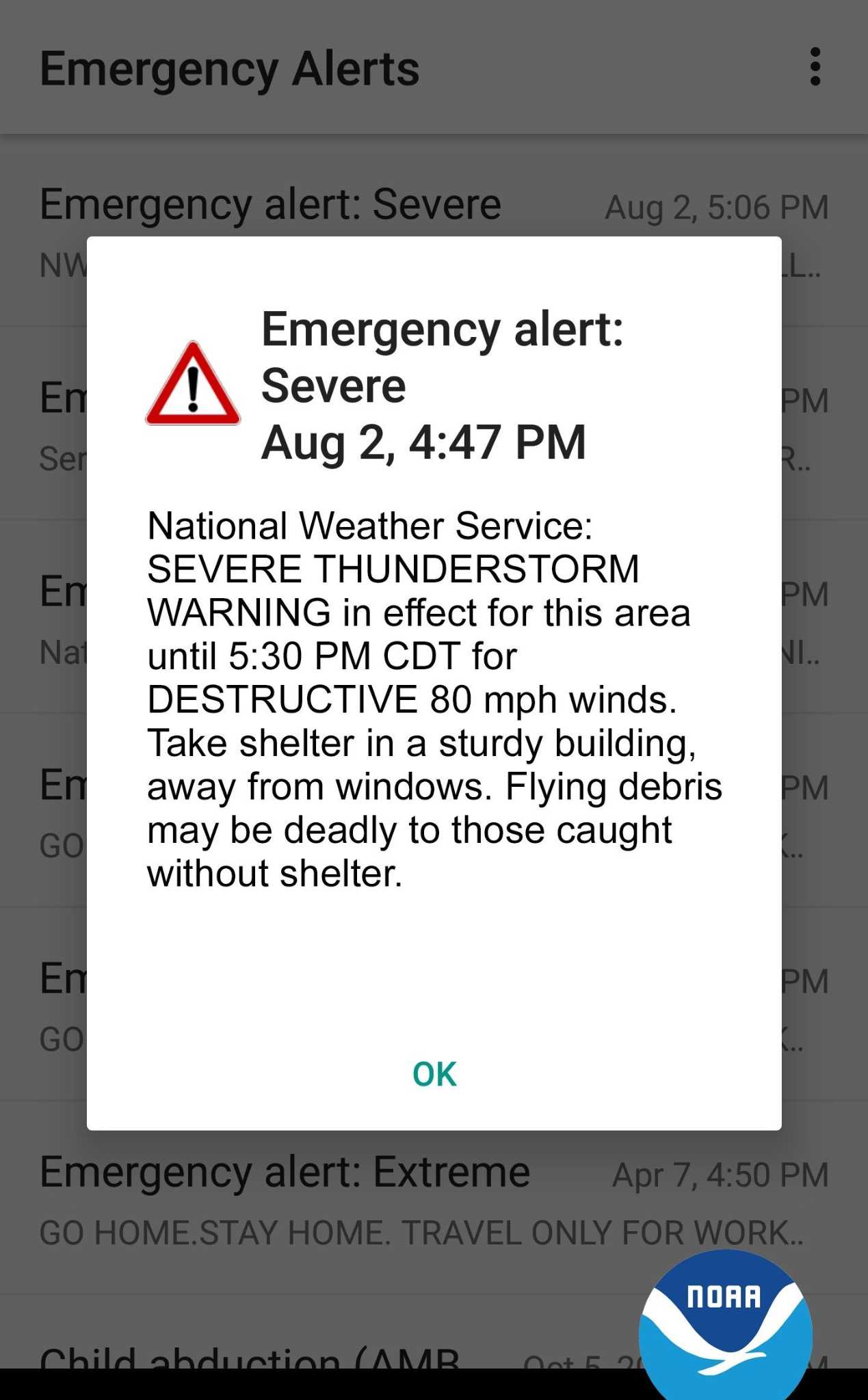 National Weather Service announces new ‘destructive’ thunderstorm warnings