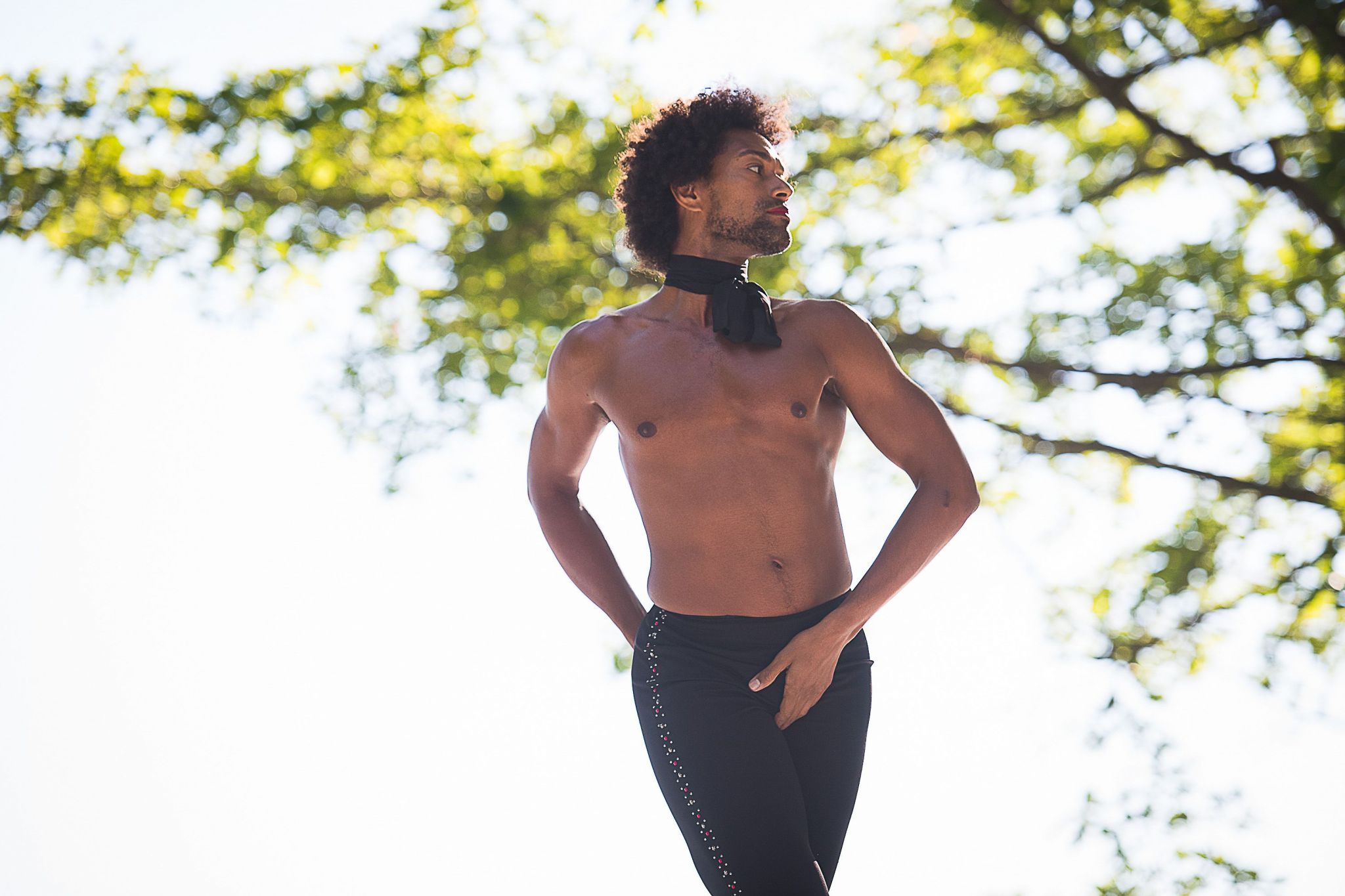 Legendary dancer Archie Burnett strikes a pose for Jacob's Pillow