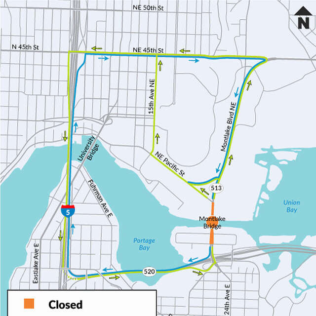 Plan ahead: Seattle's Montlake Bridge to close Friday morning ahead of ...