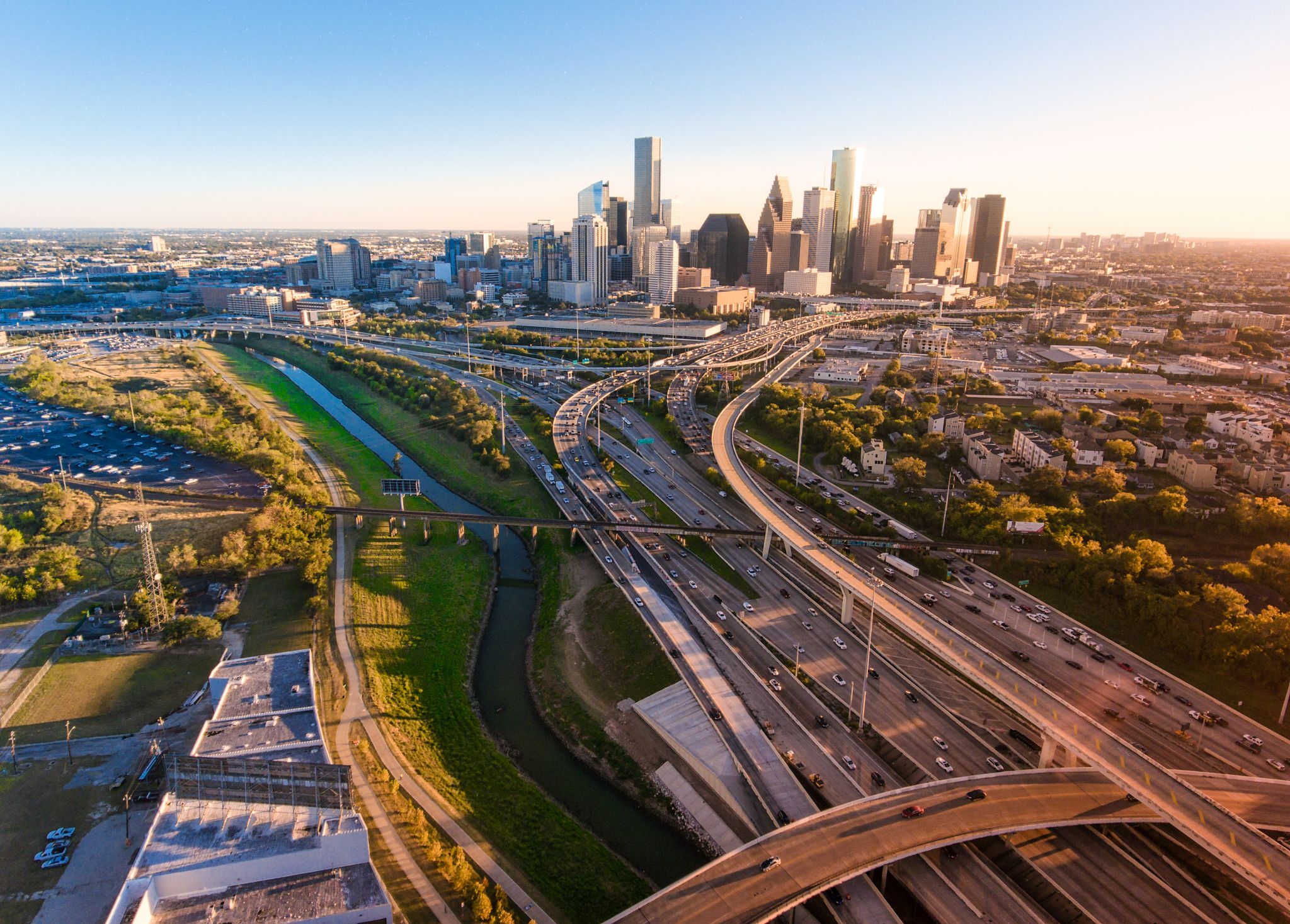 Good luck finding your way around this highway closure in downtown Houston