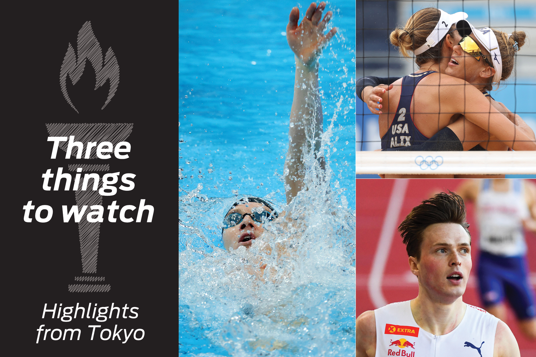 Must-see Olympics primetime Thursday: Swimming, track and field, beach ...