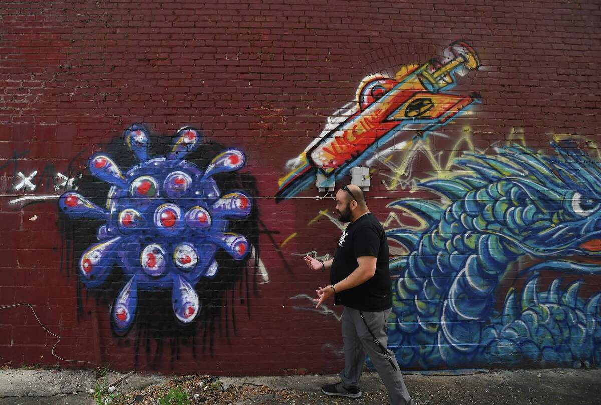 Photos: Meet the artist behind Beaumont's next mural