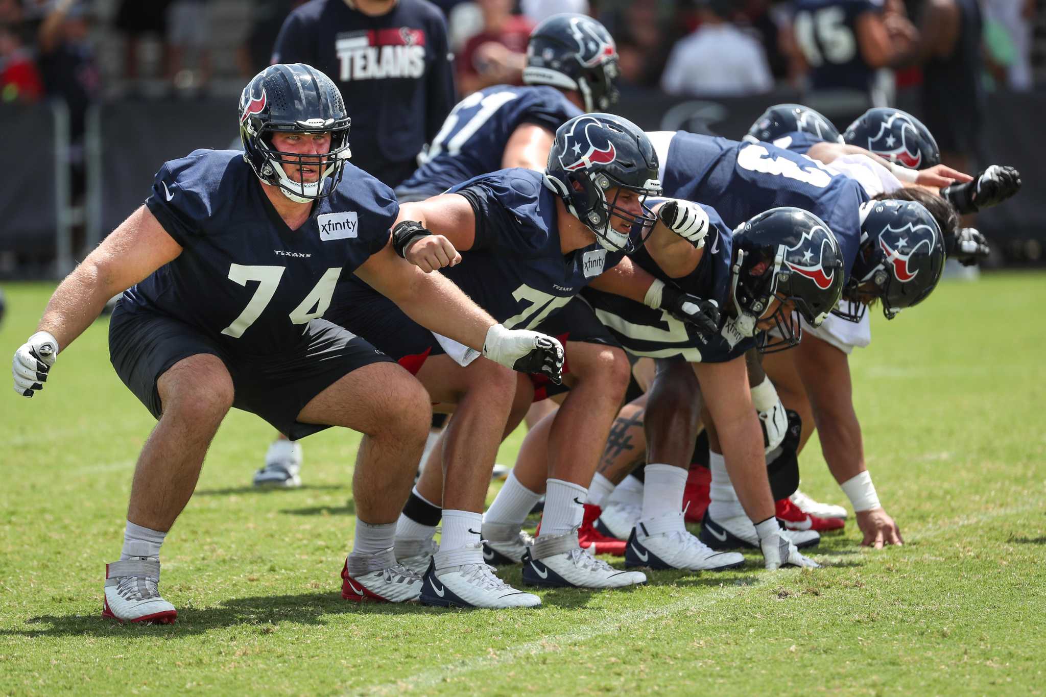 McClain: Pressure on Texans' offensive line in preseason opener