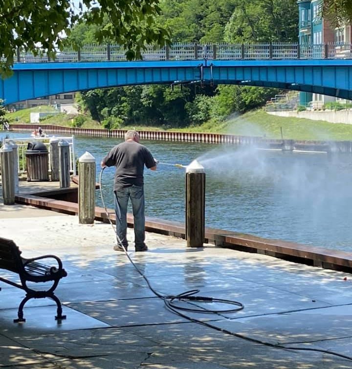 Photos show cleanup headway at Manistee Riverwalk