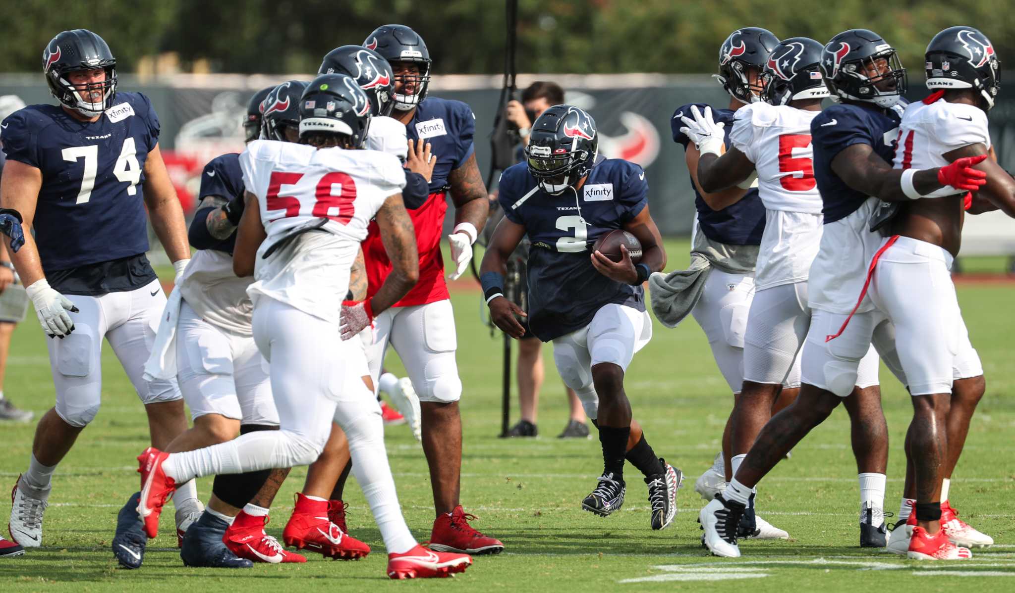 Video: McClain on Texans' productive camp session