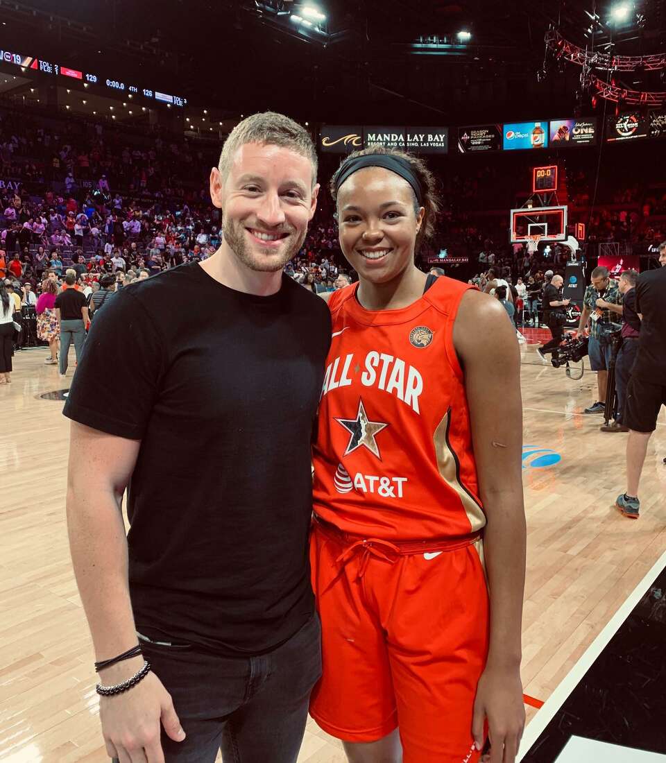 UConn All-American Napheesa Collier and fiance Alex Bazzell, a top ...