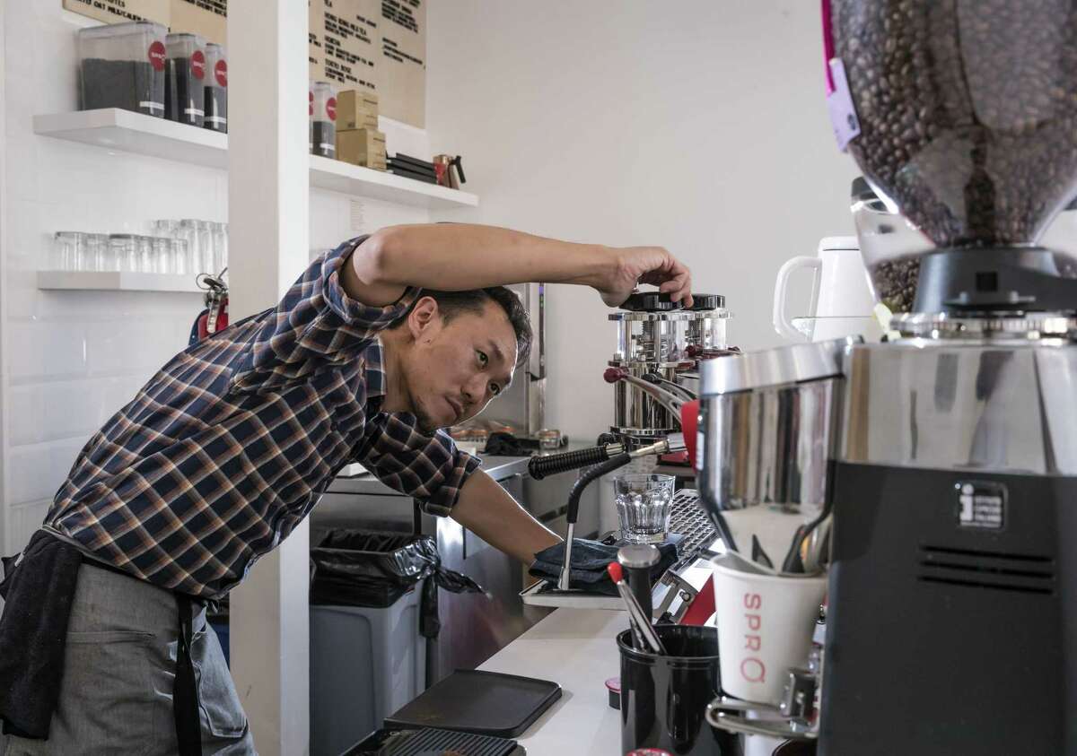 Inside the S.F. cafe treating lattes like craft cocktails: orange peels ...
