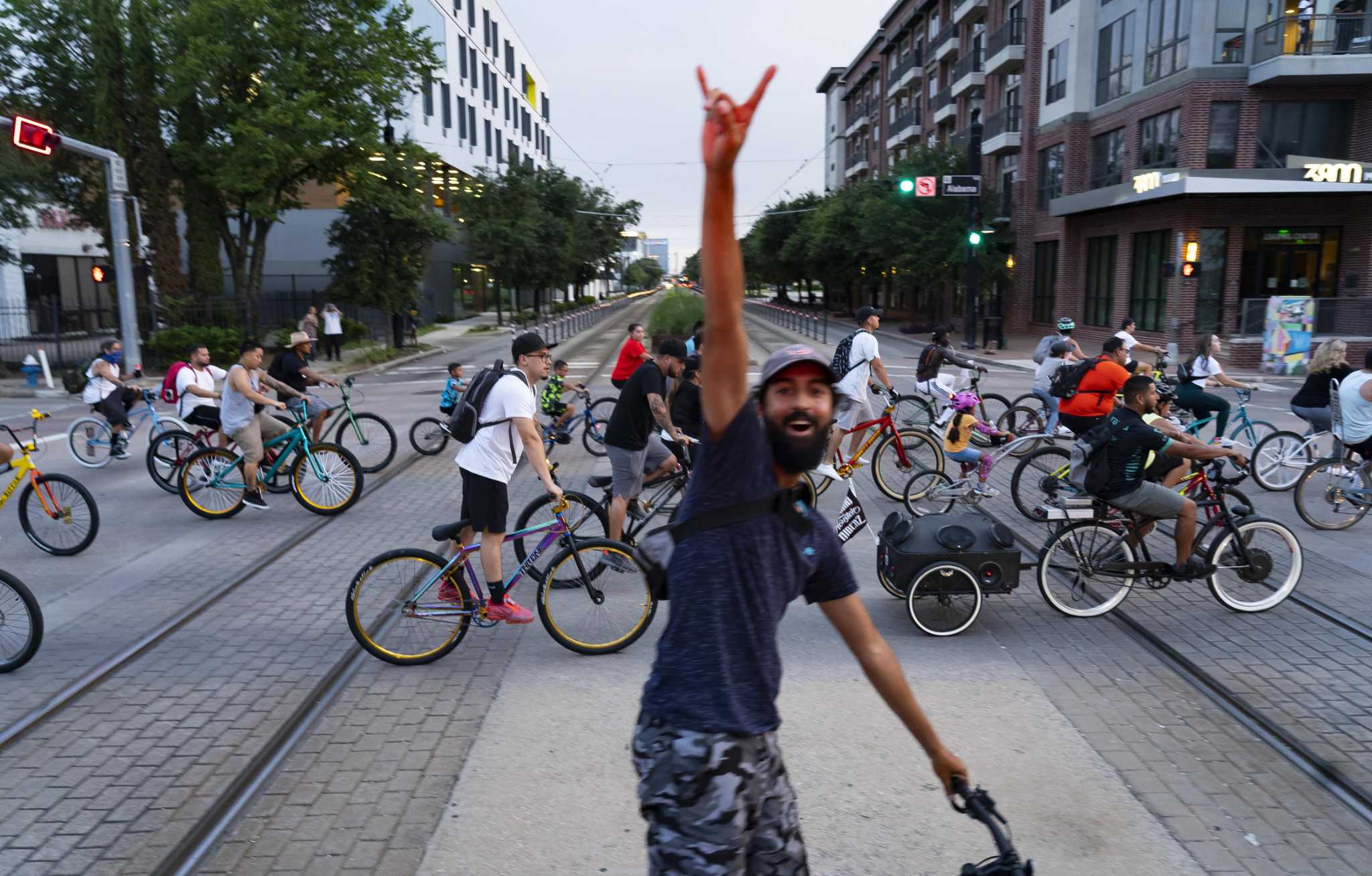Houston mass bike rides boom around the city in the age of COVID