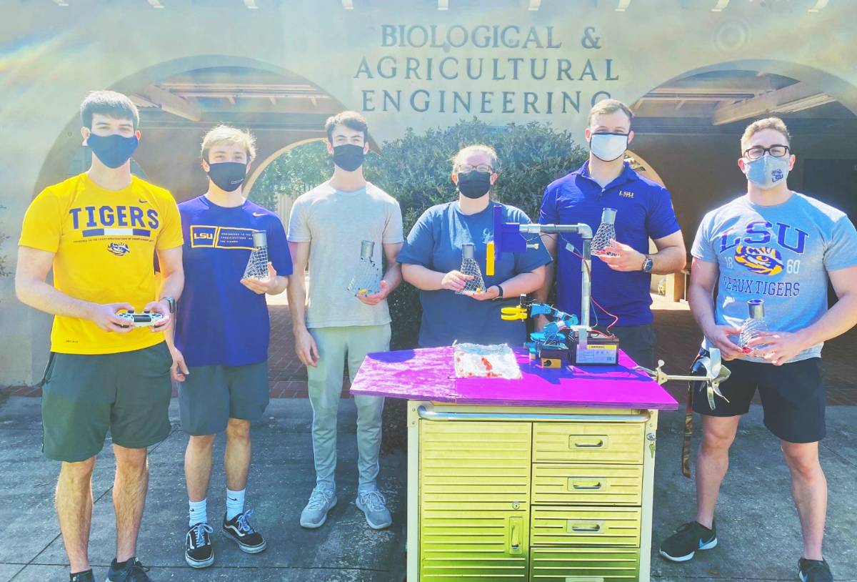 These LSU engineering students built a robot arm that can help farmers ...