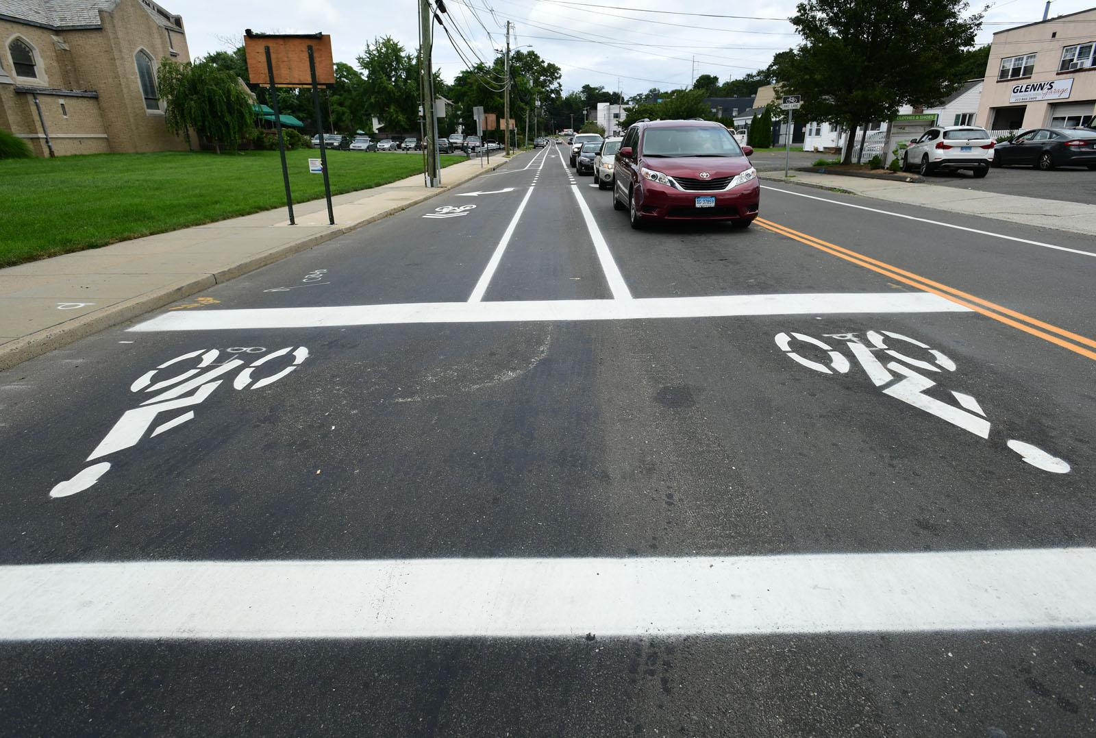 New bike boxes aim to improve cyclist safety in Norwalk