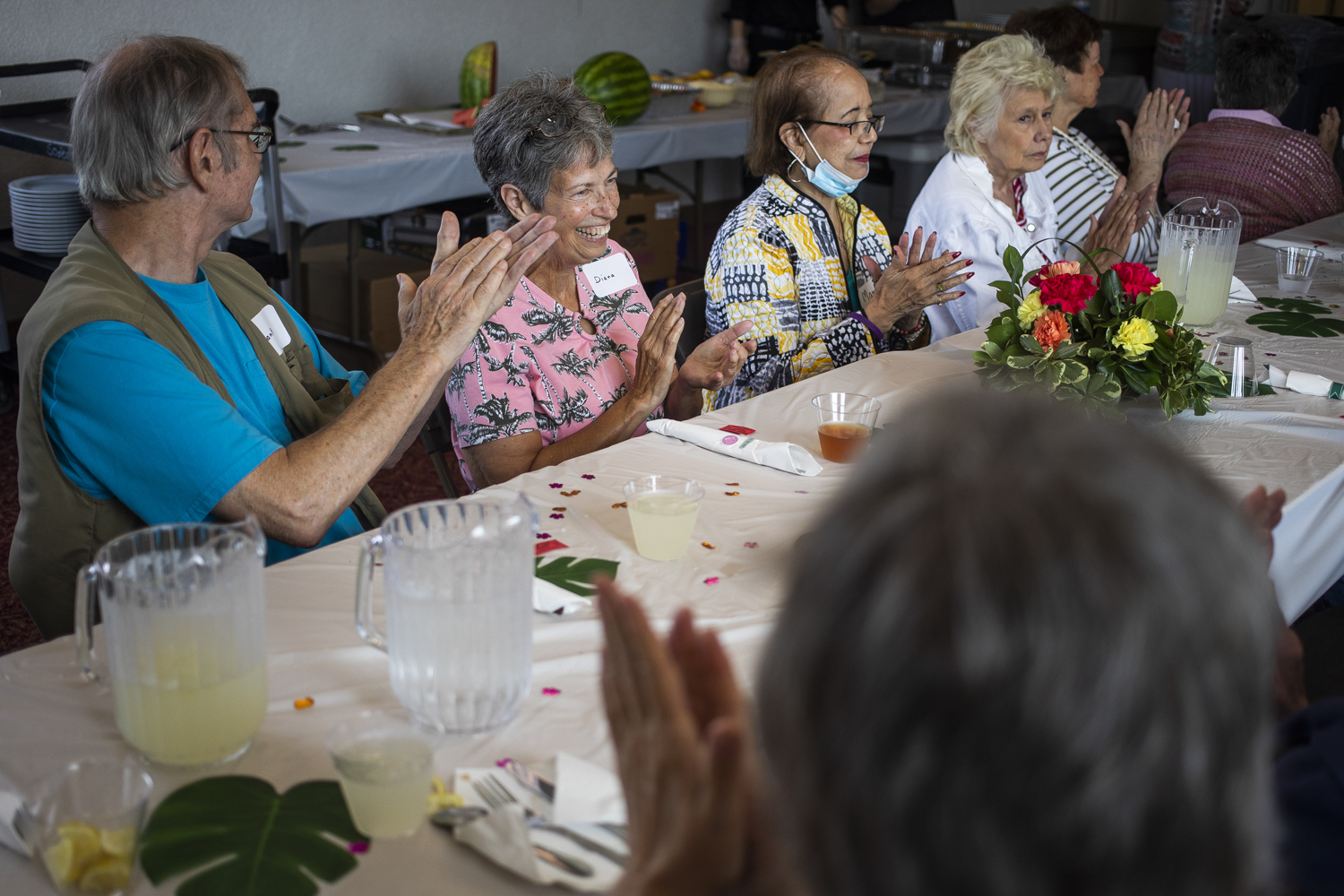Riverside residents rejoice at reunion party in Midland