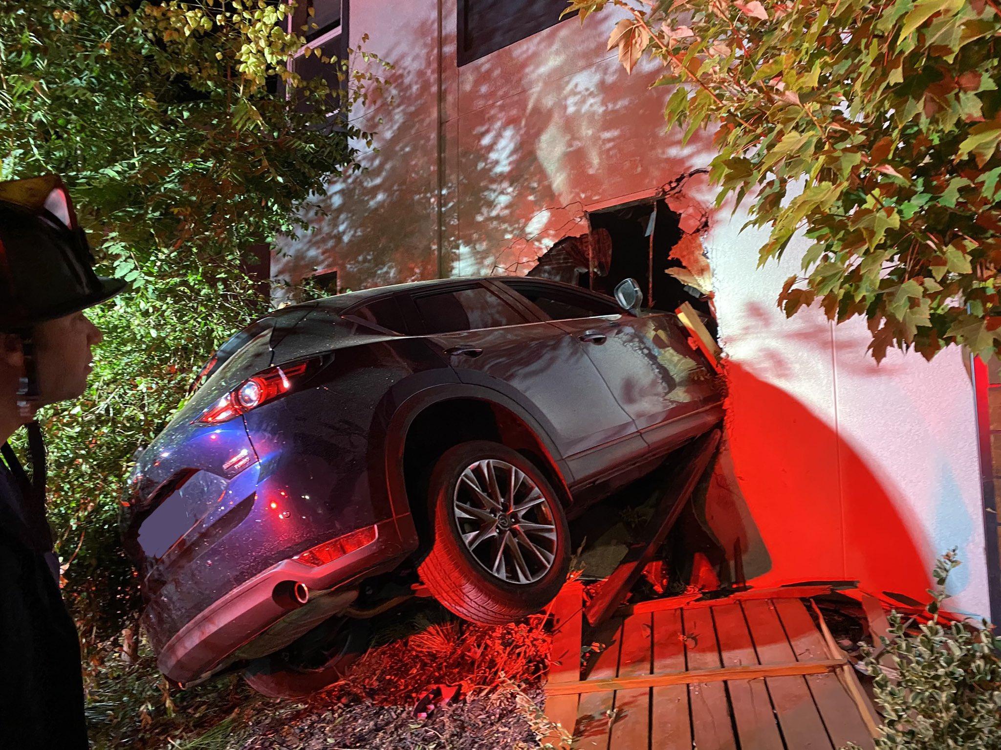 Car smashes into house in Dublin, ends up in bedroom