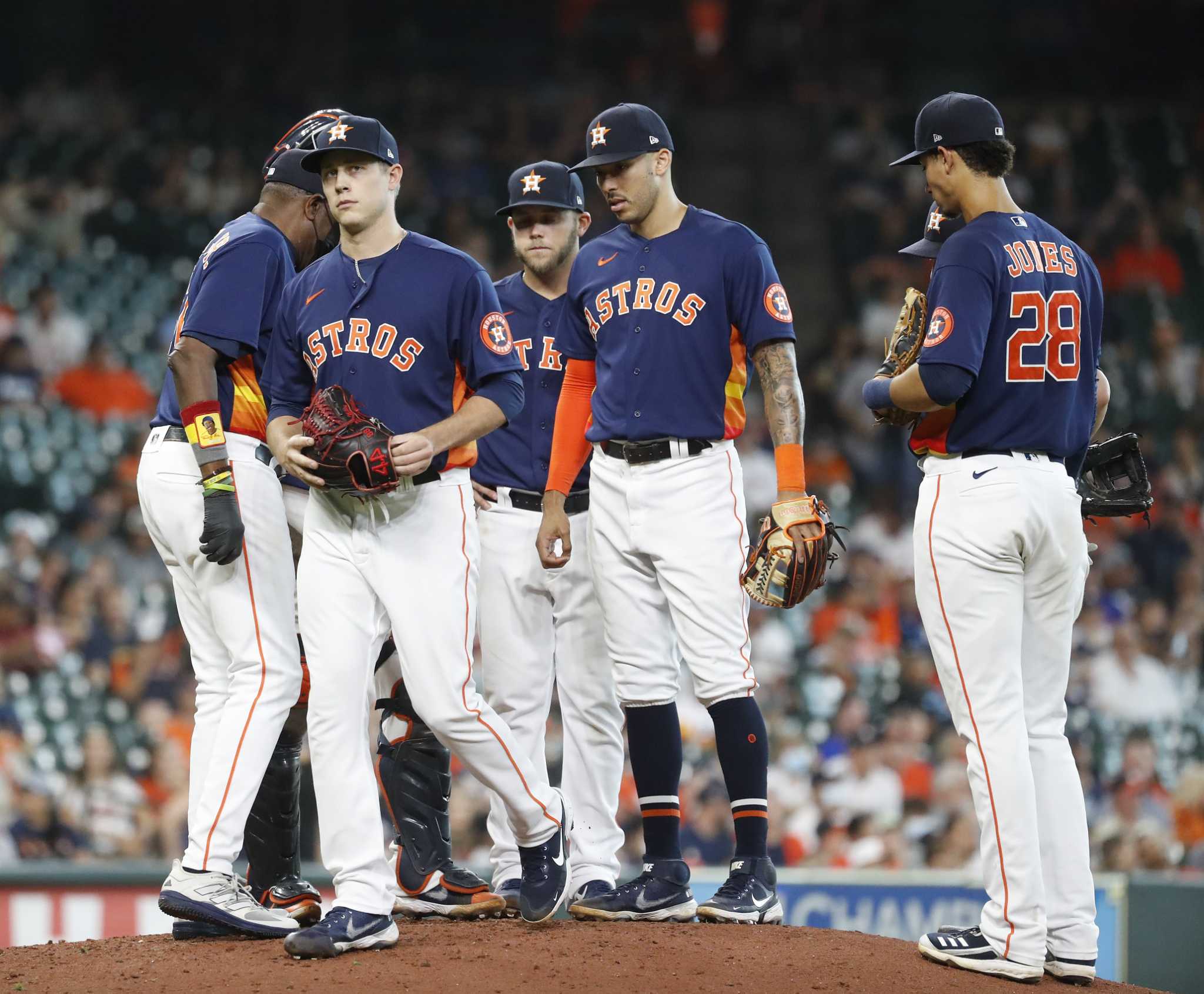 Astros' skid continues as they drop home series to Twins