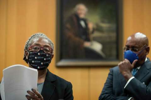 Ex-Harris County health director Barbie Robinson plans to sue county