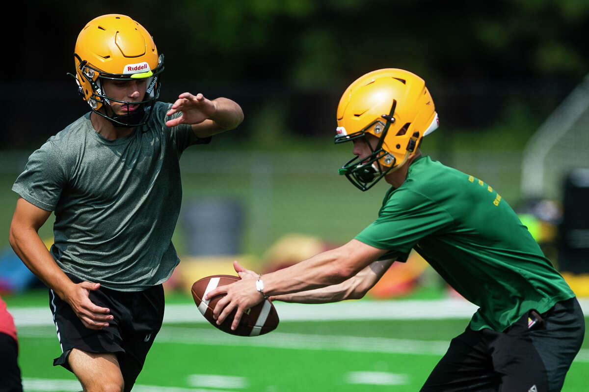 H. H. Dow High School holds first football practice of the season