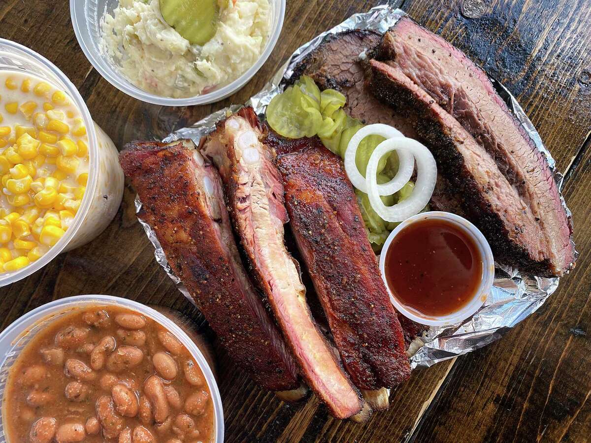 Whiskey Tango Foxtrot BBQ food truck in San Antonio making really good pork ribs