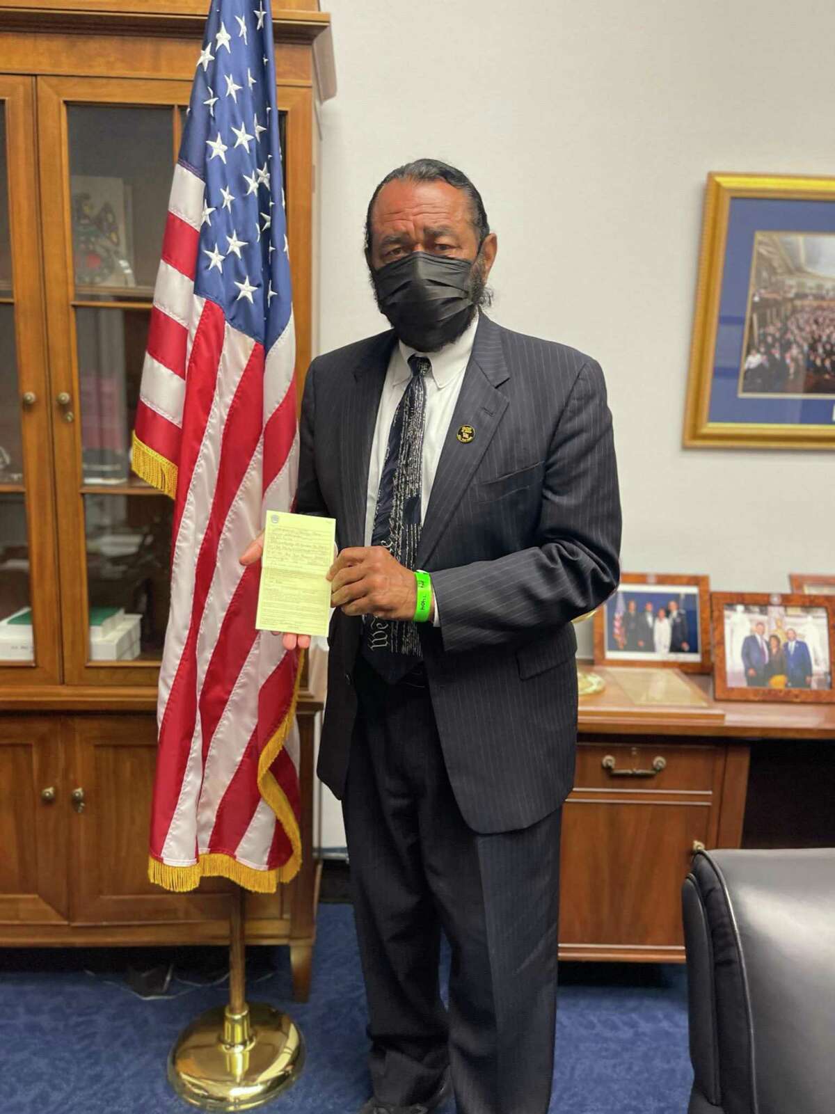 U.S. Rep. Al Green speaks out after arrest, advocates for voting reform